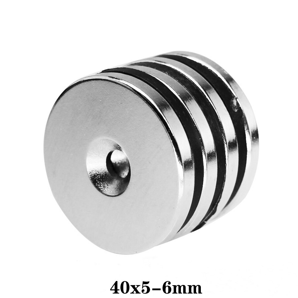 1 ~ 20 stk 40 x 5-6 mm kraftig magnet 40*5 mm hul ... – Grandado