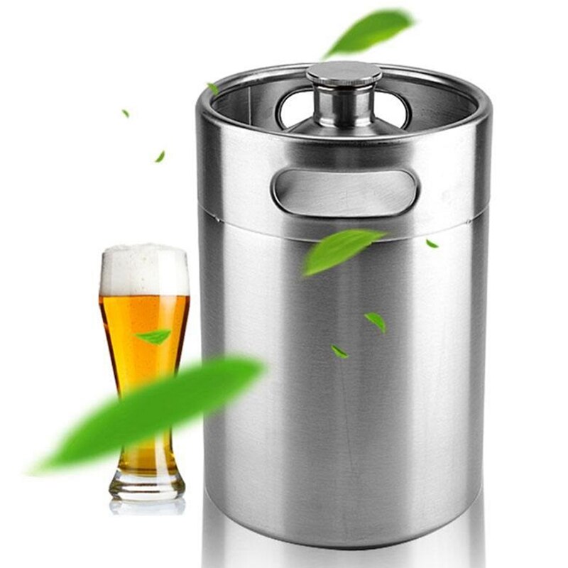 Stainless Steel Keg Beer Growler Portable Beer Bot... – Grandado