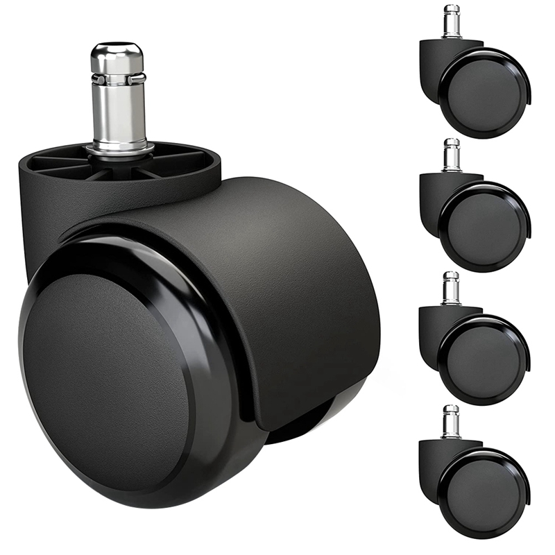 ! 5 Pcs Hard Floor Castors 11 Mm With Coating Quie... – Grandado