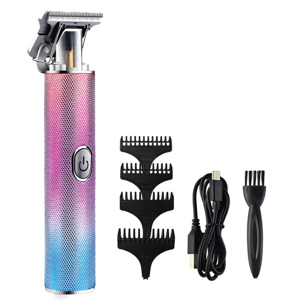 USB Rechargeable Bald Head Hair Clipper Trimmer T-... – Grandado