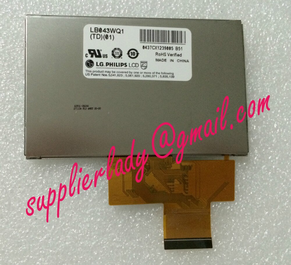 Originele en 4.3 inch 45pin lcd-scherm met touchsc... – Grandado