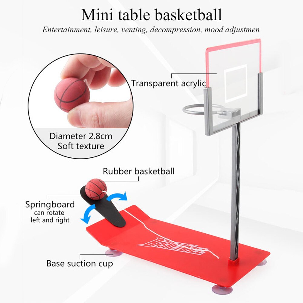Mini Basketball Stand Toy Folding Basket Rack Ball... – Grandado