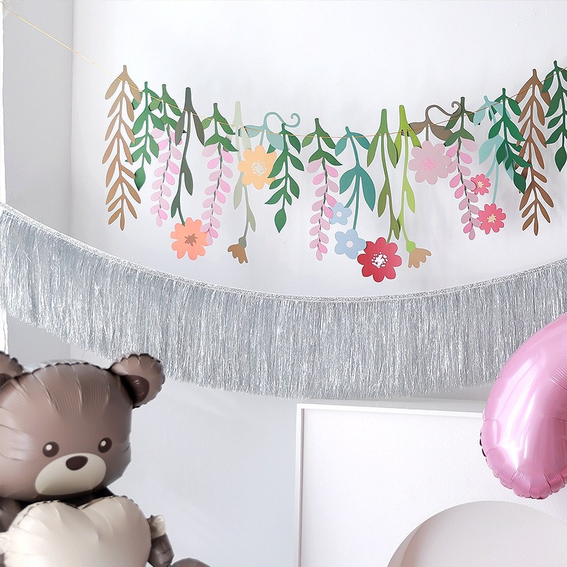 Long Leaves Flower Banner Kindergarten Classrooms ... – Grandado