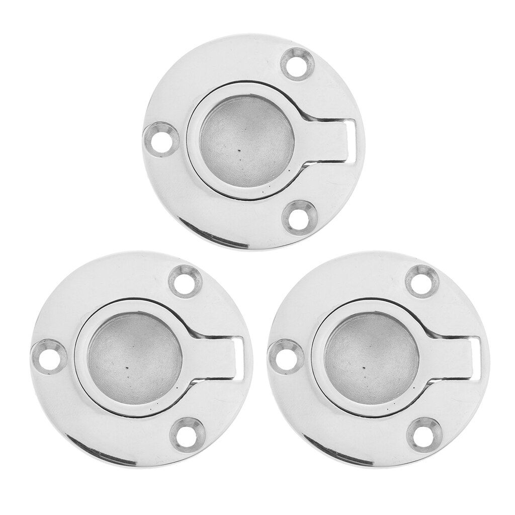 3 Pieces 316 Marine-Grade Stainless Steel Ring Han... – Vicedeal