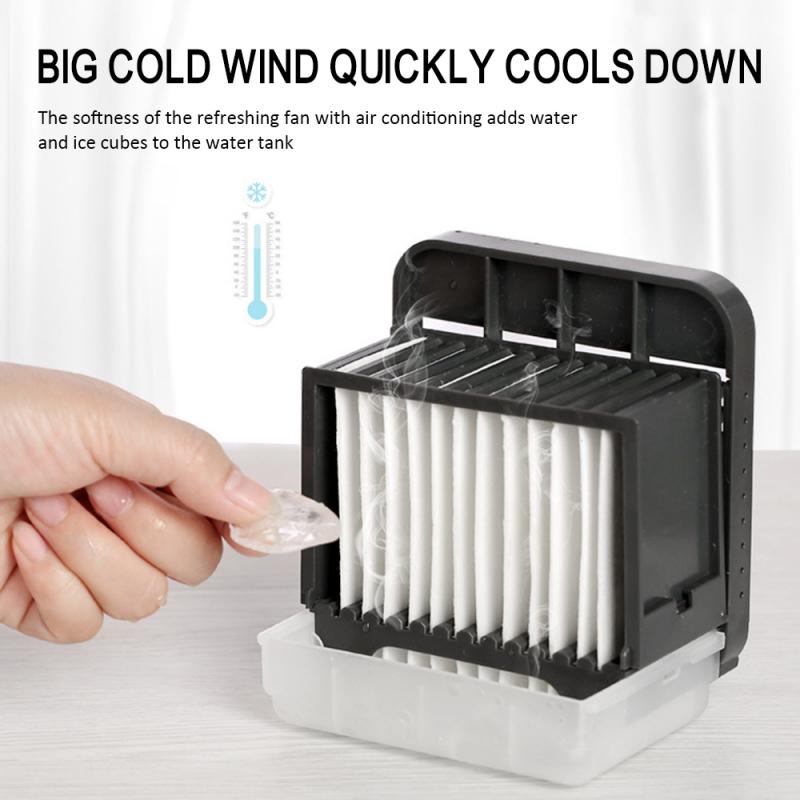 Mini USB Portable Air Cooler Fan Air Conditioner A... – Grandado