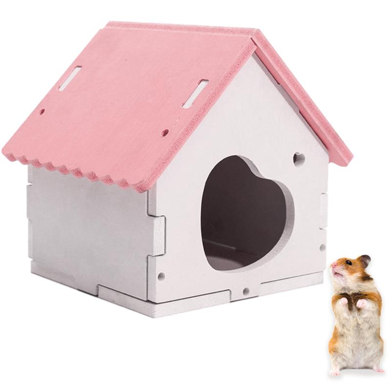 Hamster Kooi Hideout Huis Hart Houten Hamster Huis... – Grandado