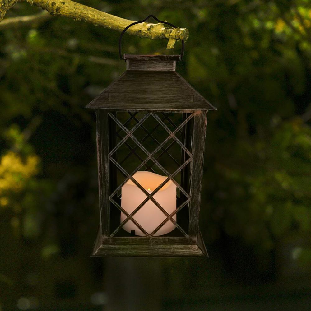 Solar Lantern Light, Solar Garden Light LED Candle... – Grandado