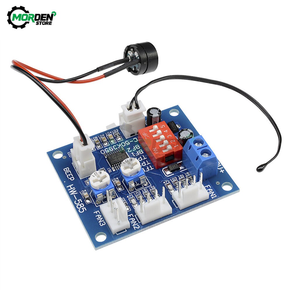 DC 12V 5A 4 Wried PWM PC CPU Fan Temperatur Kontro... – Grandado