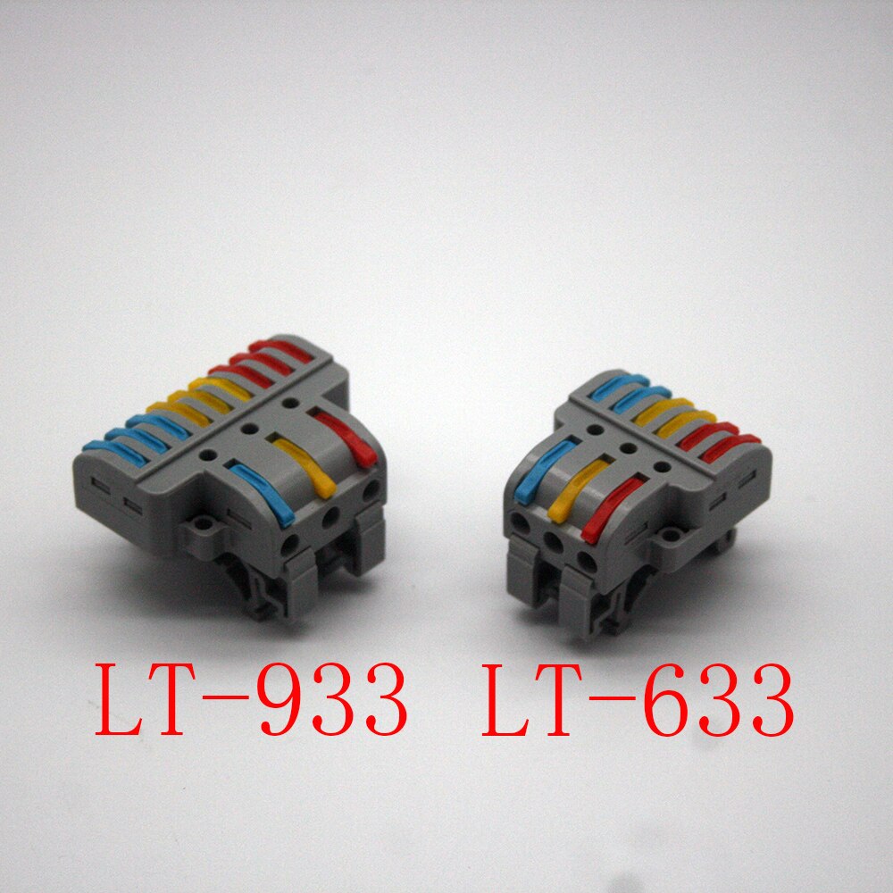 DIN Rail Mini Fast Wire Cable Connectors Universal... – Grandado