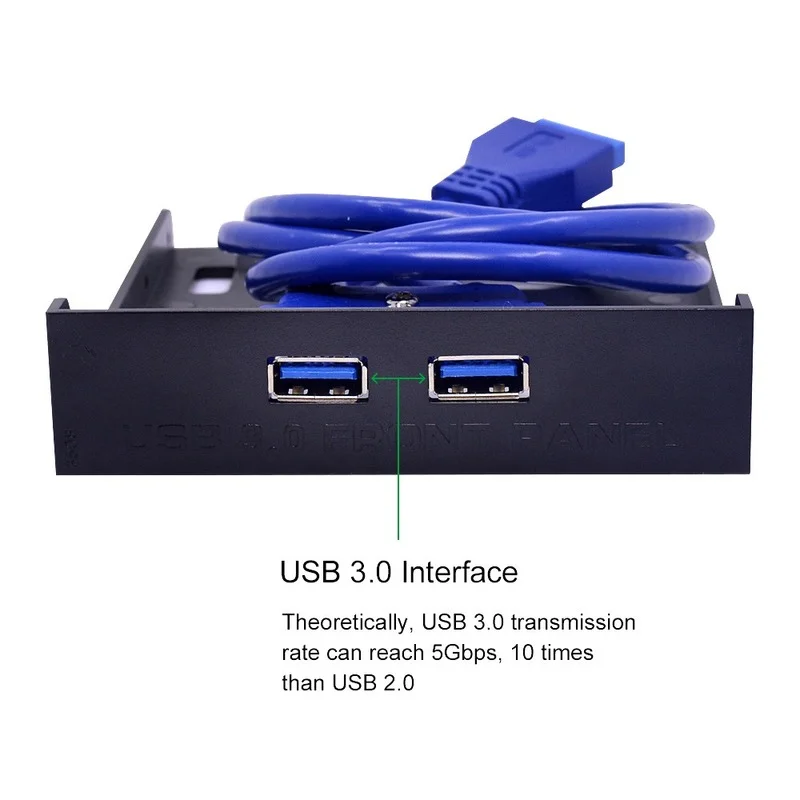 2 Port USB 3.0 Front Panel 20 Pin USB3.0 Hub Expan... – Vicedeal