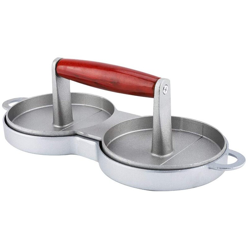 Nonstick 2 Slot Burger Press Aluminum Round Hambur... – Grandado