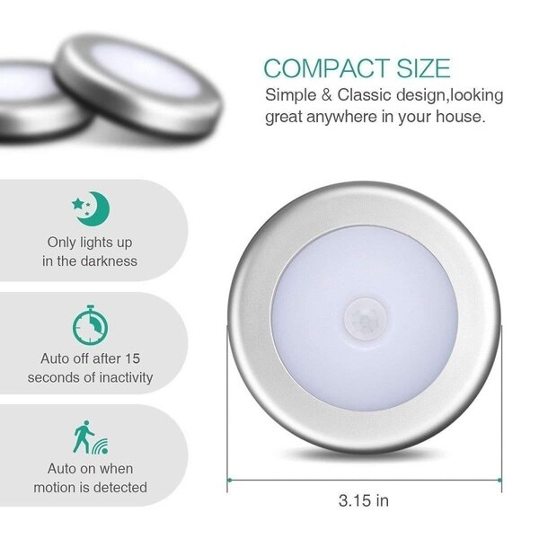 1Pc Pir Infrarood Motion Sensor Lamp Batterij Aang... – Grandado