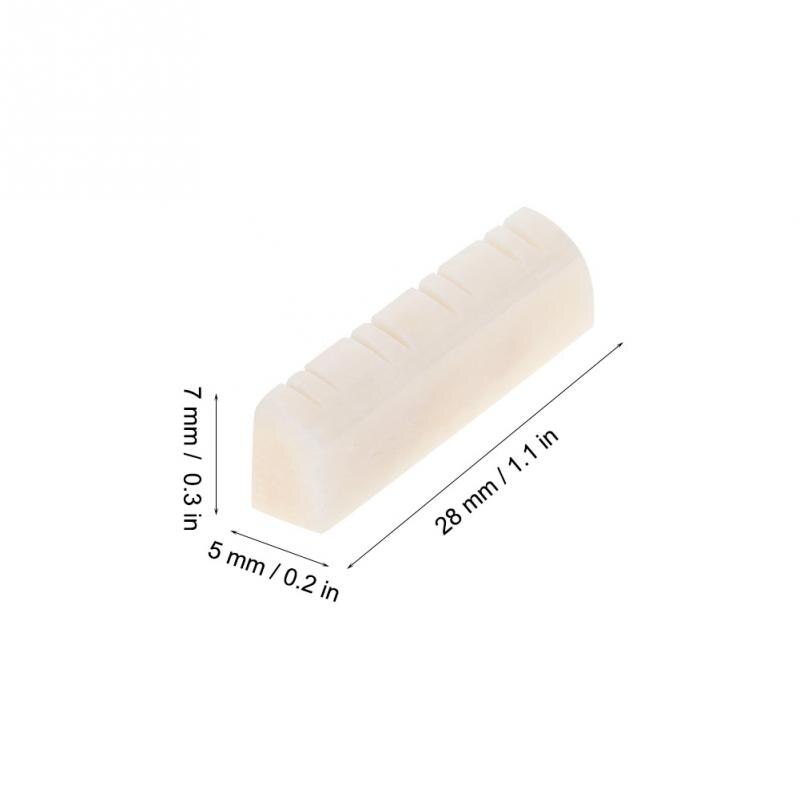 Durable Slotted Nut Faux Cow Bone Mandolin String ... – Grandado