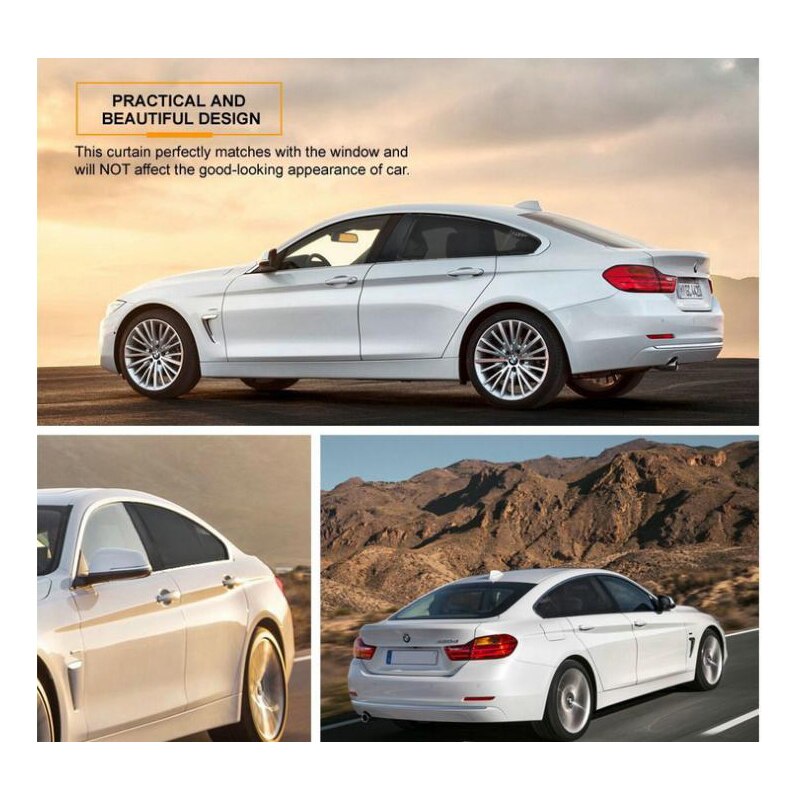 2Pcs/set Auto Car Vehicle Window Mesh Shield Sunsh... – Vicedeal