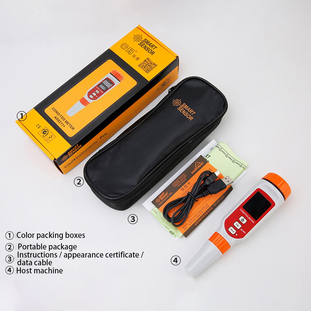 Digital Pen-type Conductivity/TDS Meter Water Cond... – Grandado