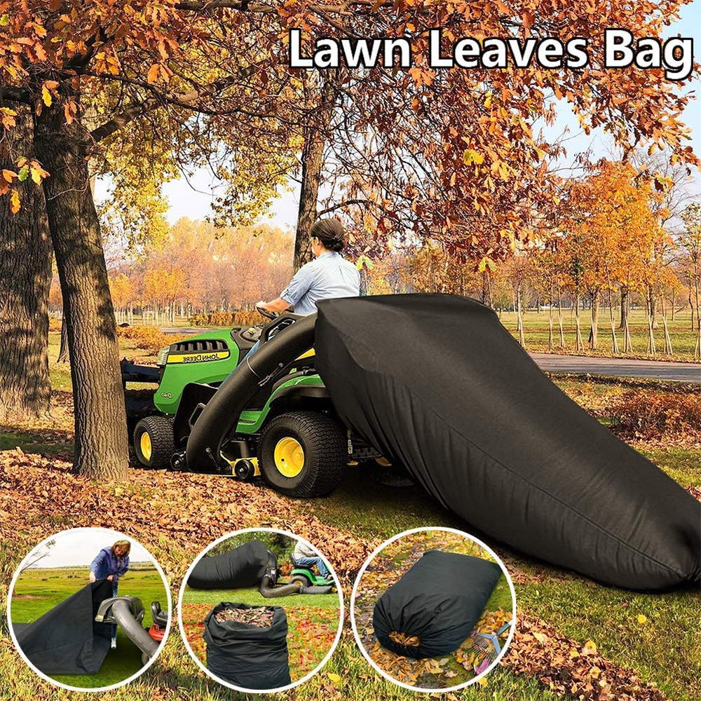 Lawn Leaves Bag Garden Lawn Tractor Leaf Bag Grass... – Grandado