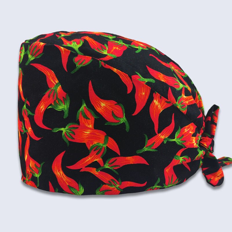 Verstelbare Unisex Cartoon Print Scrub Cap Schoonh... – Vicedeal