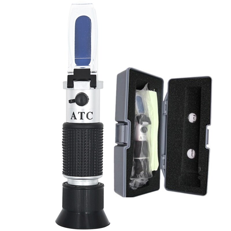 Handheld 0-80% Brix Refractometer Brix Meter Atc C... – Vicedeal