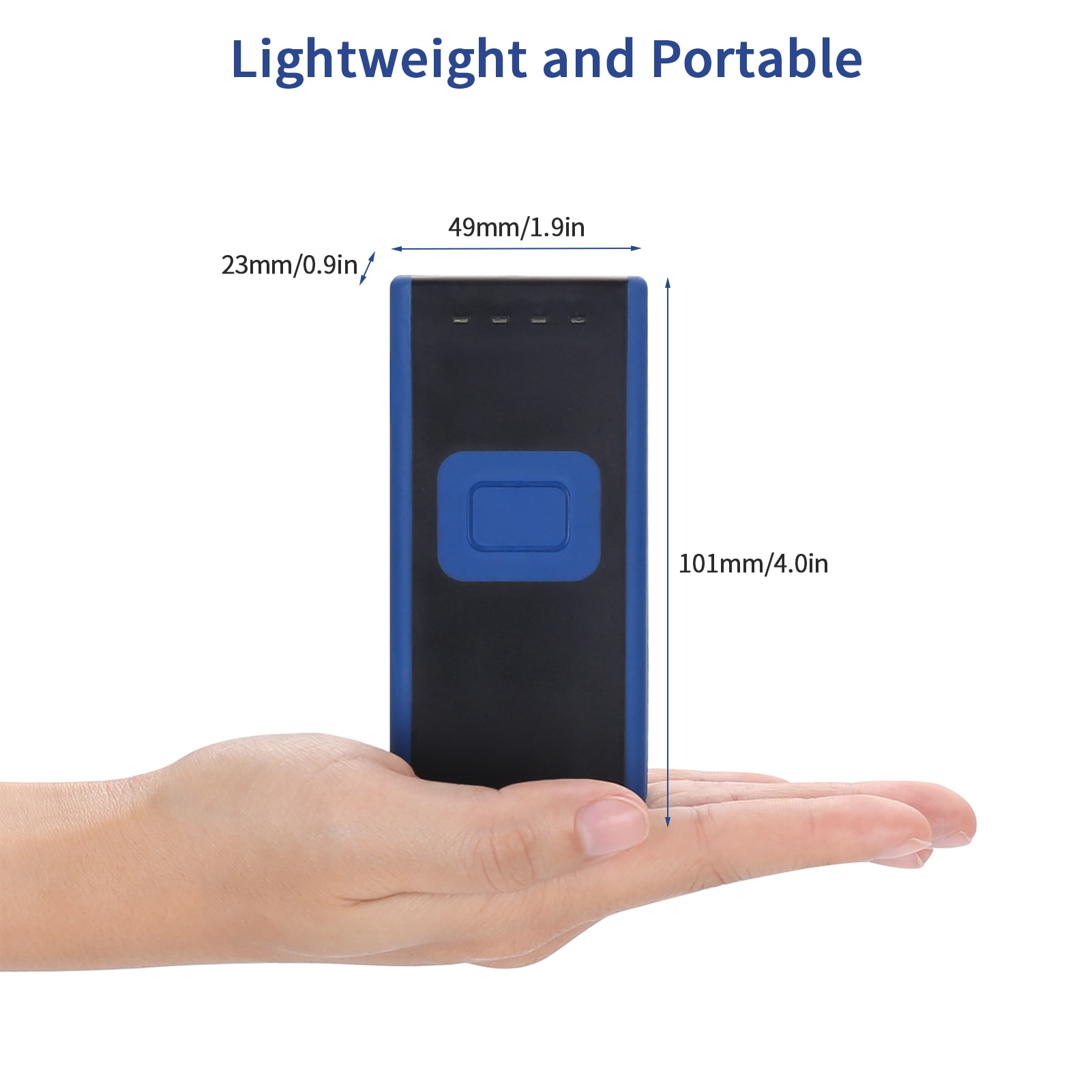 Aibecy Handheld 1D 2D QR Mini Barcode Scanner 3-in... – Grandado