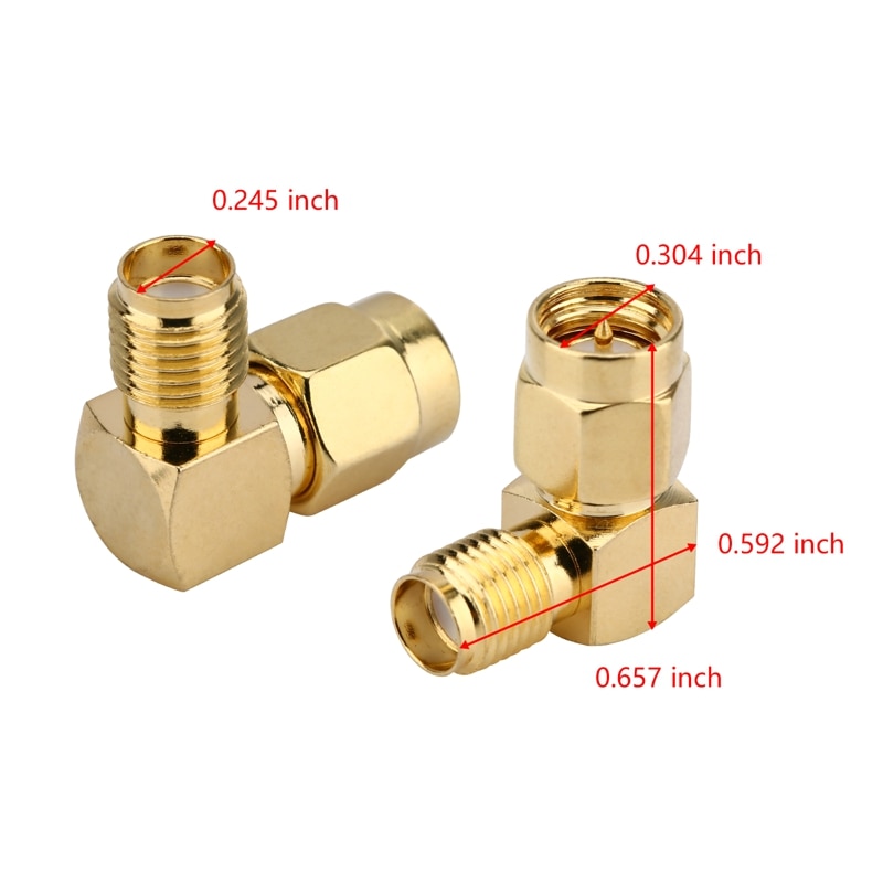 JX connector 10PCS SMA to SMA connector 90 degree ... – Grandado