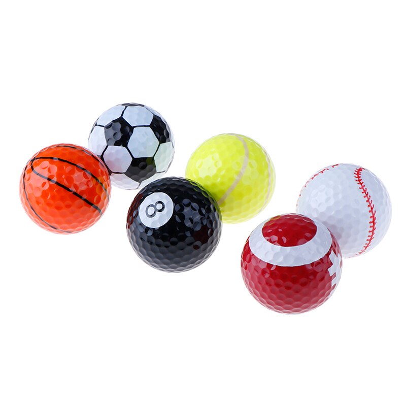 Novelty Colorful Sports Golf Balls Golf Game Stron... – Grandado