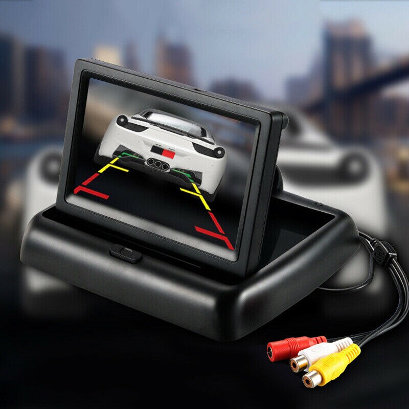 4.3 inch Foldable Car Monitor TFT LCD Display Came... – Grandado