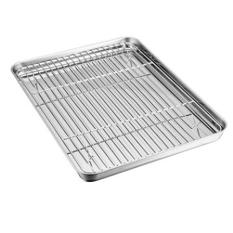 Gewijd Double-Layer Roestvrijstalen Bakplaat Grill... – Grandado