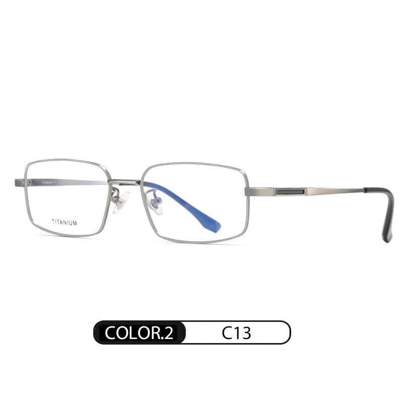 Men Pure Titanium Glasses Frame with Recipe Full R... – Grandado