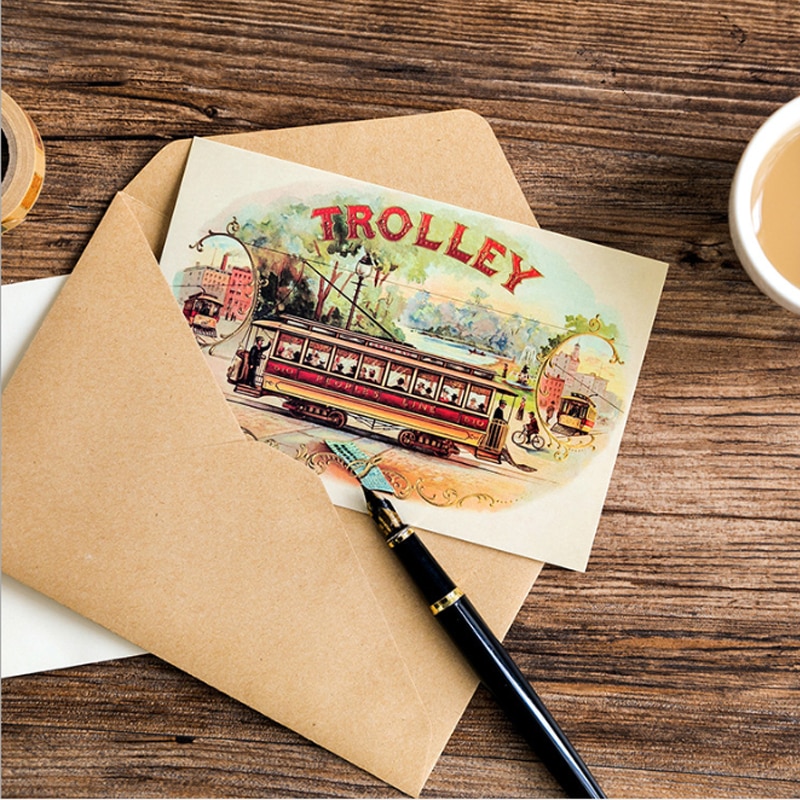 30 Pcs/lot Retro label Postcard Golden Age Postcar... – Grandado