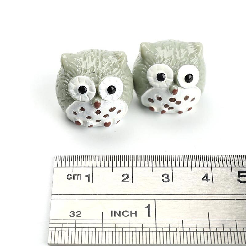 1Pc Owls Miniature Mini Resin Bonsai Home Garden M... – Vicedeal