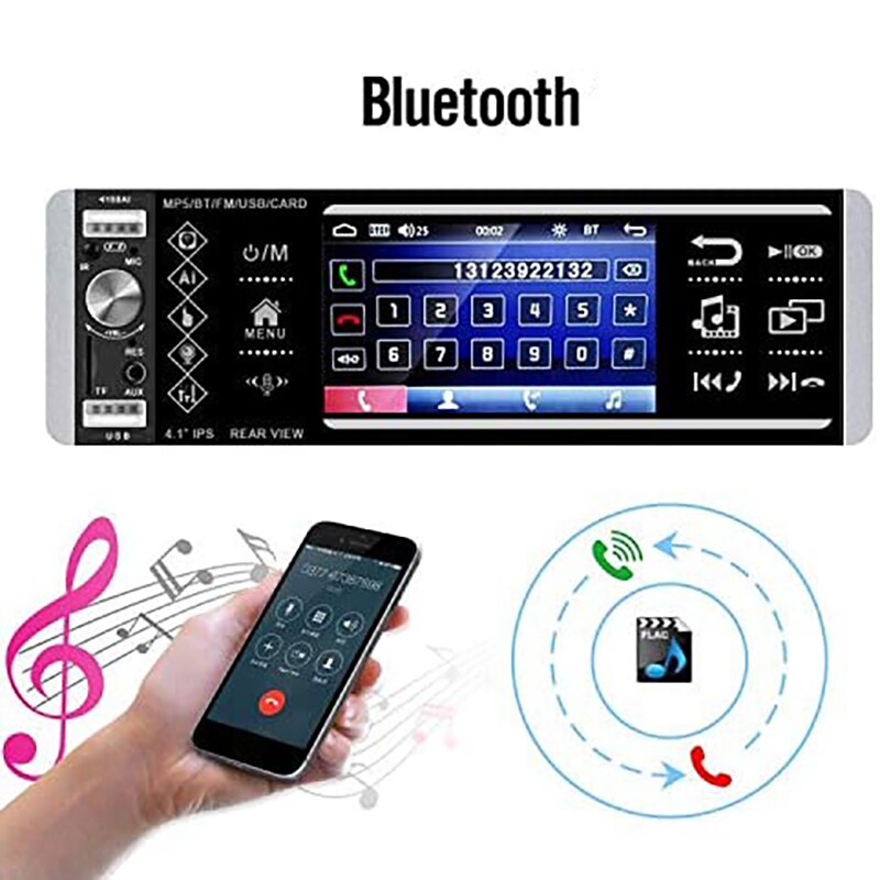 Single Din Car Stereo Radio 4.0 Inch Press Screen ... – Vicedeal