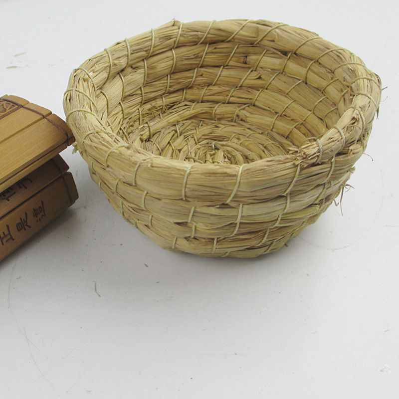 Bird's nest of straw crafts crafts bird nest artificial weaving for the ...