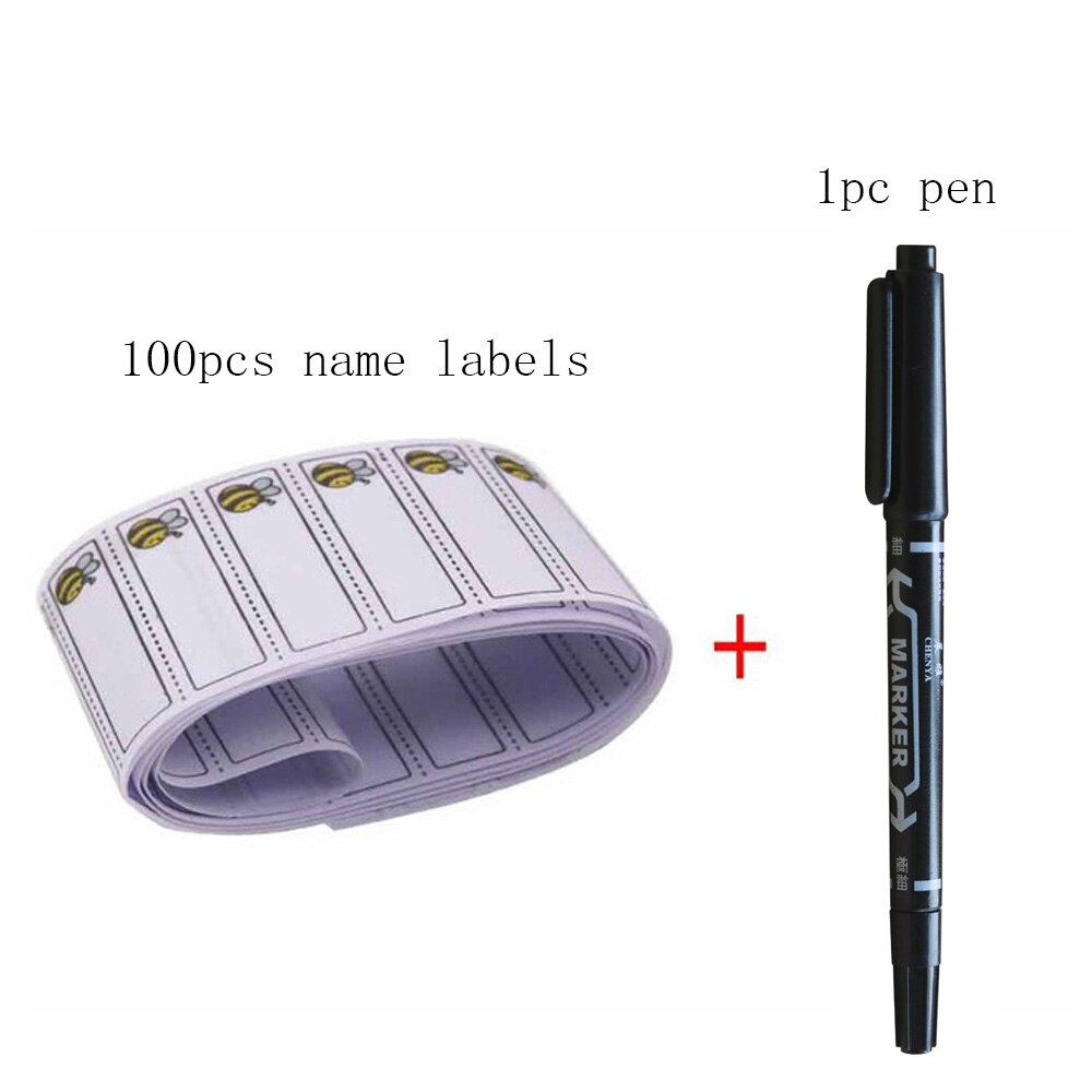 100Pcs Washable Iron on Name Labels Clothing Label... – Grandado