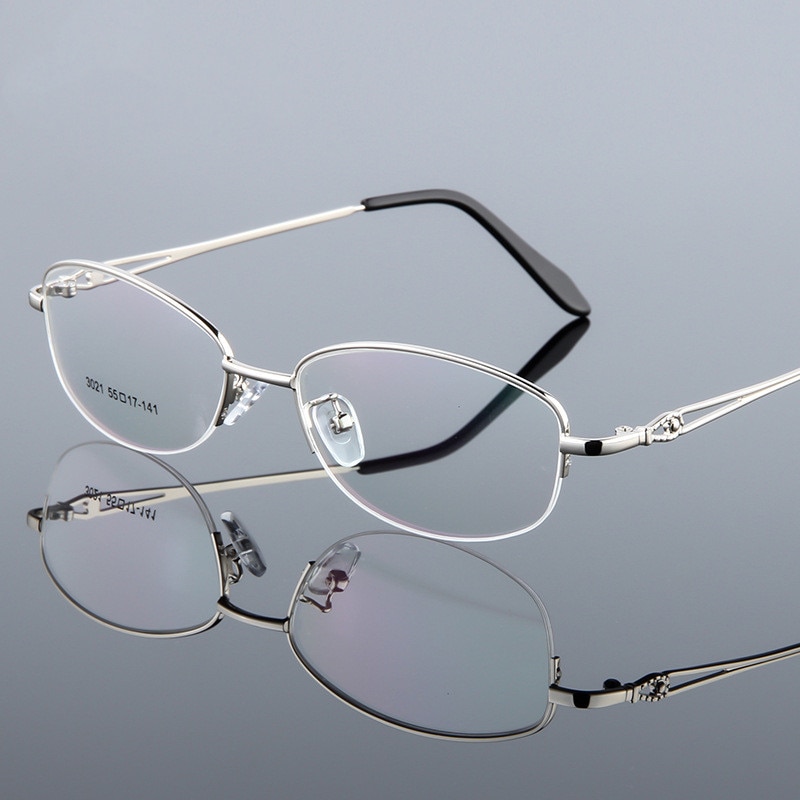 Titanium Alloy Optical Eyeglasses Woman Ultra Ligh... – Grandado