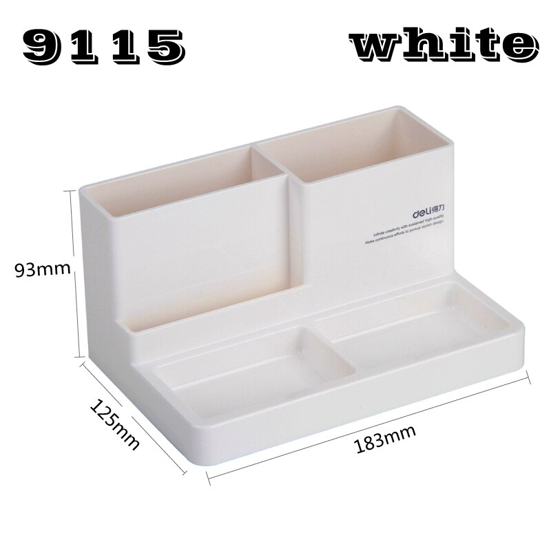 Deli 9115/9118 multi-function plastic pen stands p... – Vicedeal