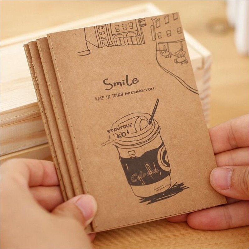 Japanese Small Fresh Good Time Kraft Paper Noteboo... – Grandado