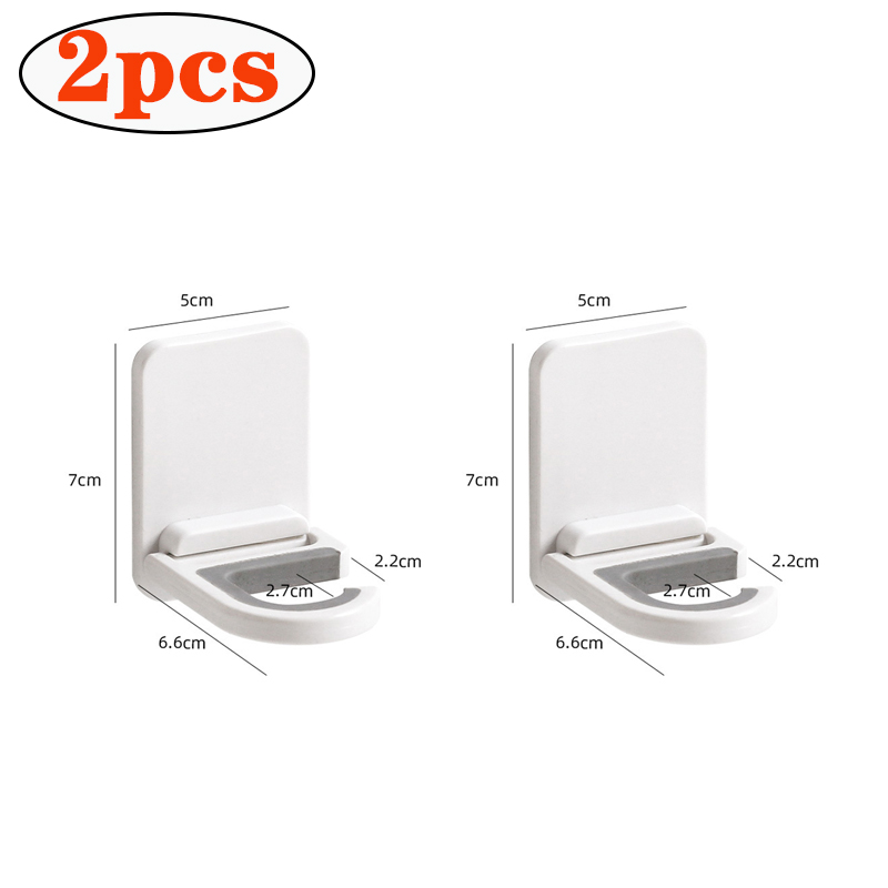 Wall Mount Broom Mop Clip Holder Self-adhesive Bro... – Grandado