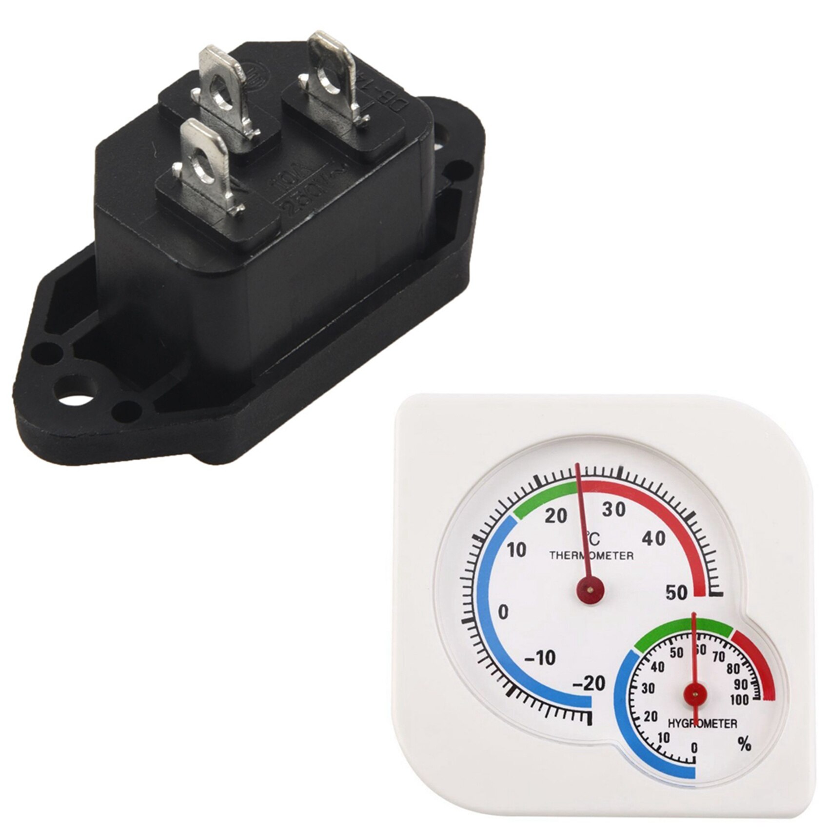 1x WS-A7 Mini Natte Hygrometer Vochtigheid Thermom... – Vicedeal