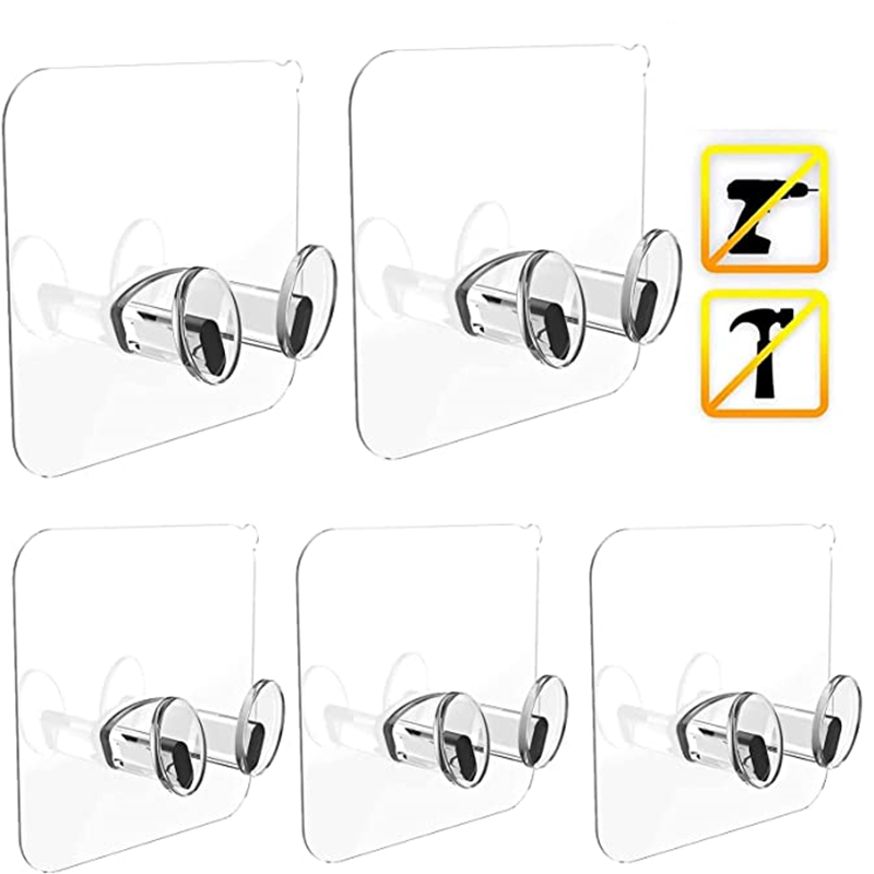 10-5Pcs Transparante Home Office Muur Lijm Power P... – Vicedeal