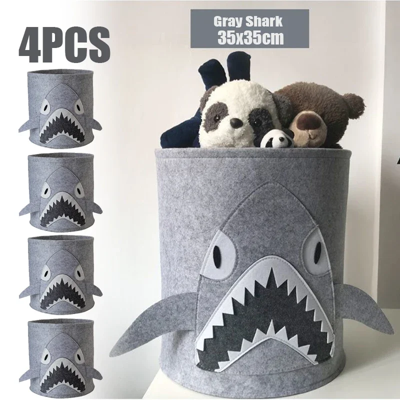 Baby Toy Storage Bucket Dirty Clothes Storage Bask... – Grandado