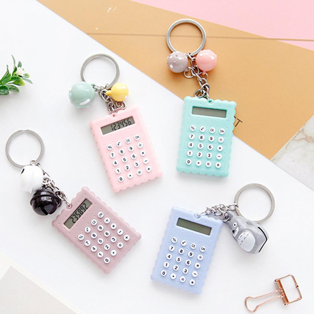 Student Cute Portable Mini Bell Calculator Key Rin... – Vicedeal