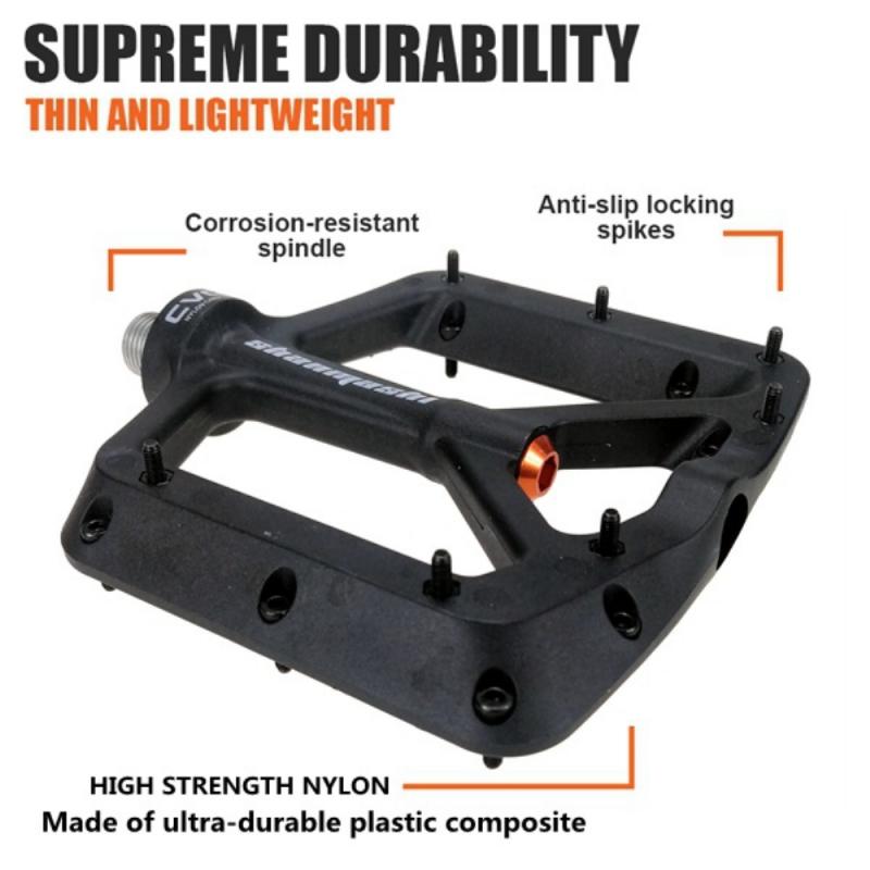 SMS Bicycle Pedals Composite Flat Pedals Nylon Fib... – Grandado