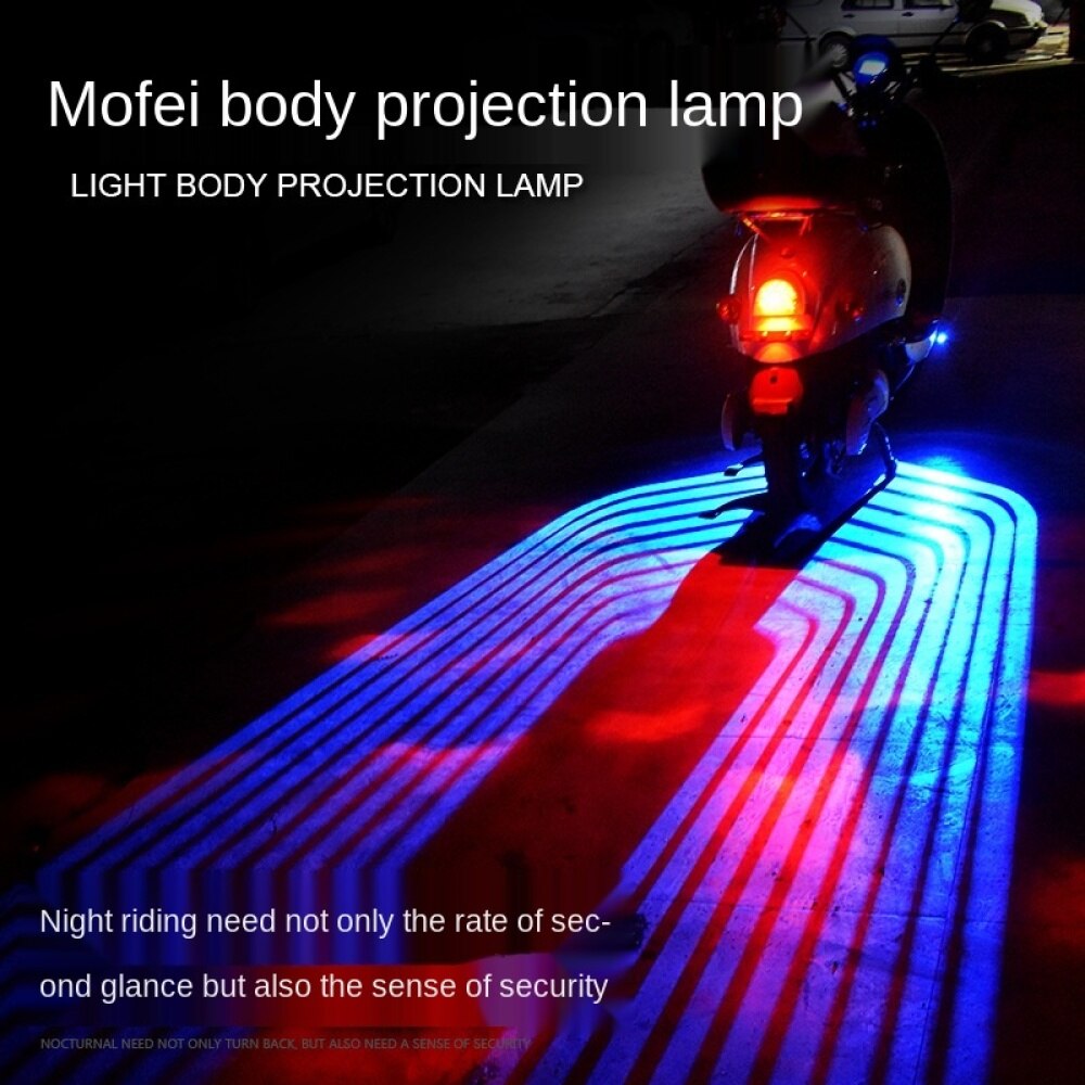 LED Projector Advertising Courtesy Lamp Applicable to Motorcycle ...
