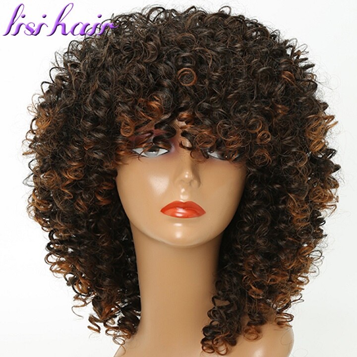LISI HAIR 18" Medium brown color heat resistant sy... – Grandado
