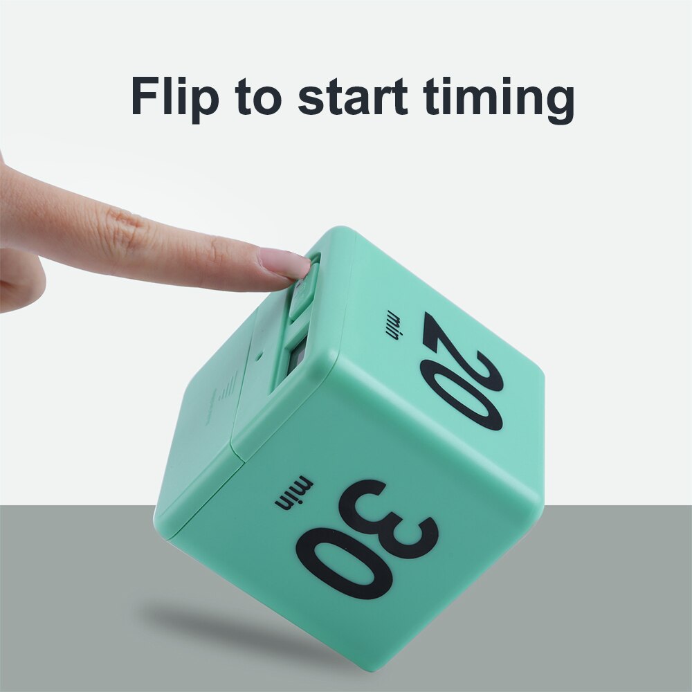 Cube Digital Timer Gravity Sensor Flip Timer Count Grandado