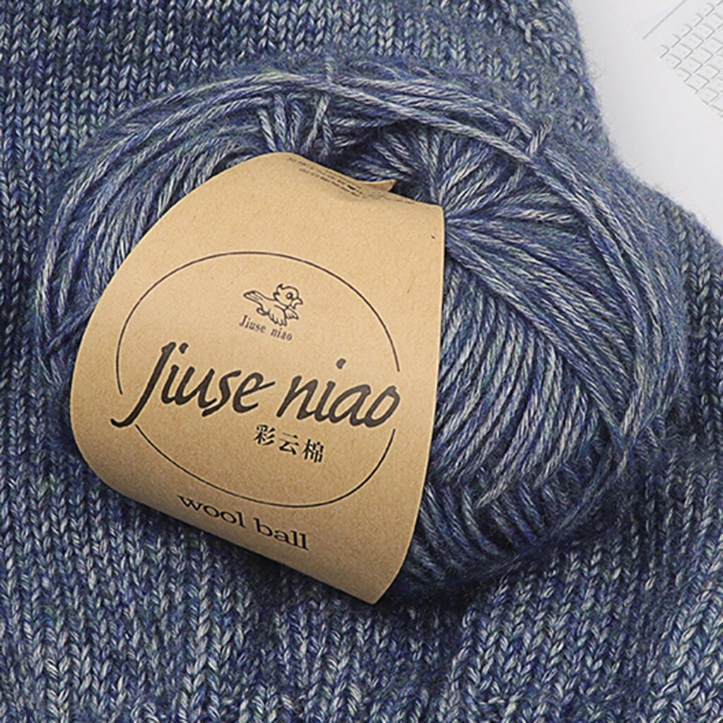 Wol Groep Kleurrijke Cloud Katoen Hand-Gebreide In... – Grandado