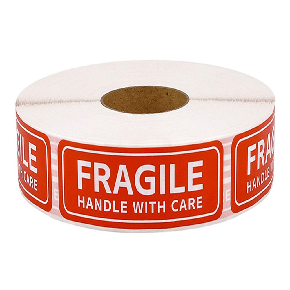Red Warning Sticker Fragile Handle With Care DO NO... – Grandado