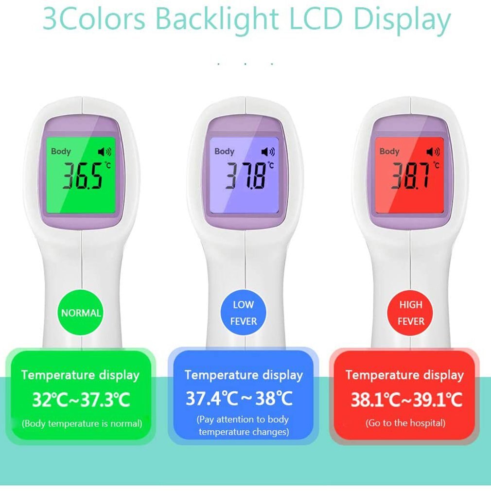 Non-Contact Thermometer Hoge Gevoeligheid Digitale... – Vicedeal