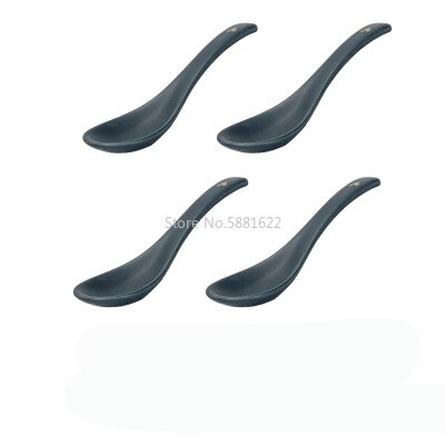 Nordic Matte Soup Spoons Ceramic Dinner Rice Spoon... – Vicedeal