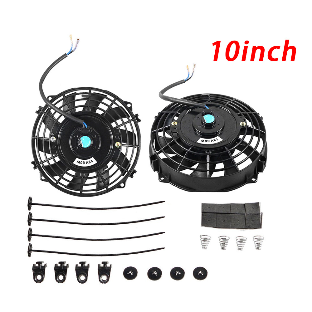 7/9/10/12 Inch Universal Slim Fan Push Pull Electr... – Grandado